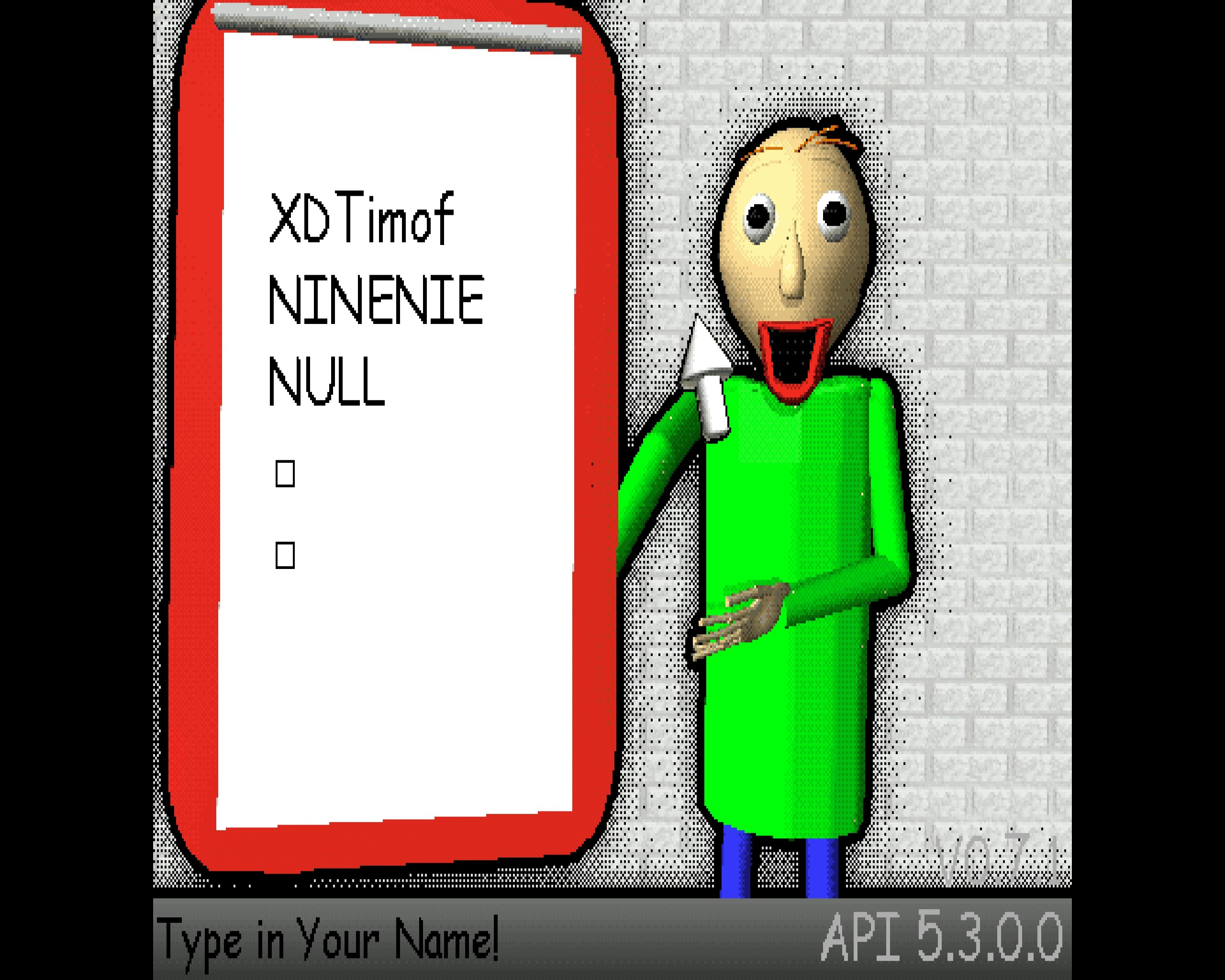 Baldi basics Minus Reacreated remastered Project for Baldi's Basics ...