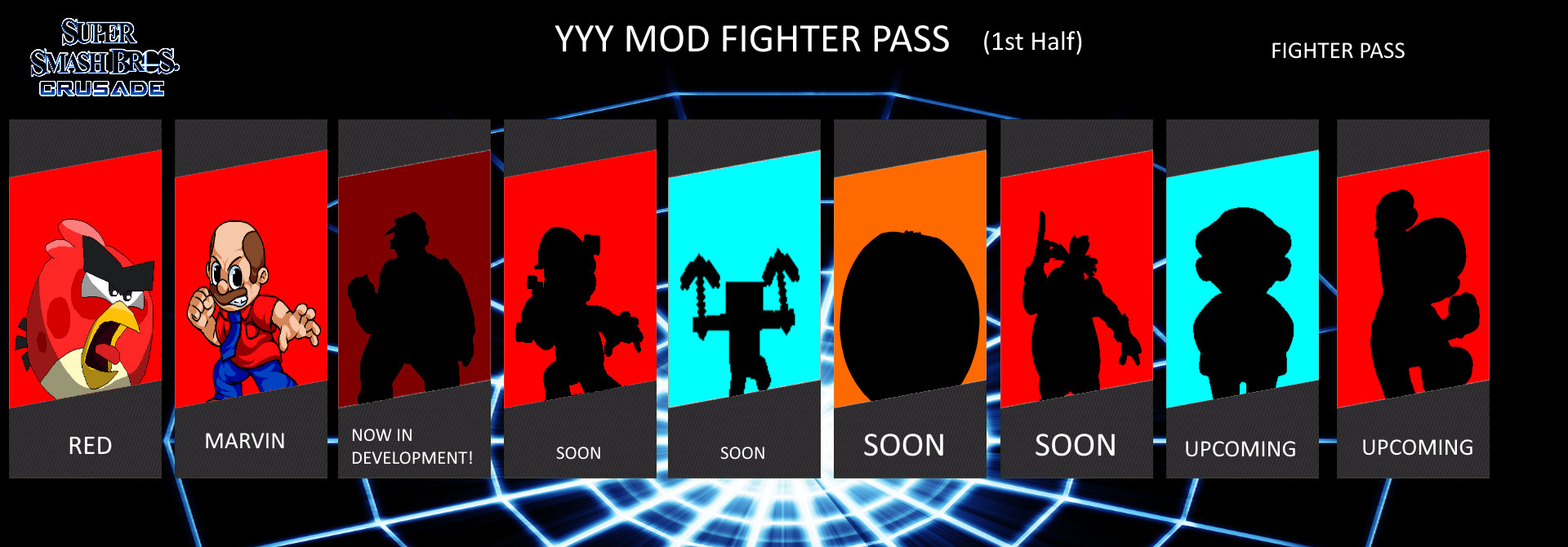 YYY Mod Fighter Pass (First Half) Project for Super Smash Bros. Crusade ...