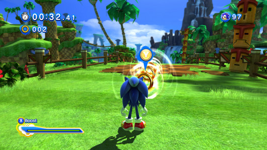 How to get rid of lightspeed dash Hud? [Sonic Generations] [Questions]