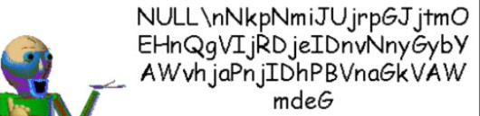 NULL [Baldi's Basics] [Questions]