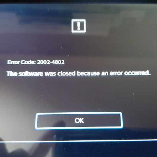 Error code 2002-4802 help Question for Super Smash Bros. Ultimate | SSBU Questions