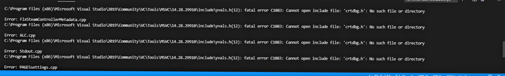 crtdbg.h Building Issue [Friday Night Funkin'] [Questions]