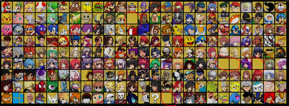 Empty Character Slots Question for Super Smash Bros. Crusade | SSBC ...