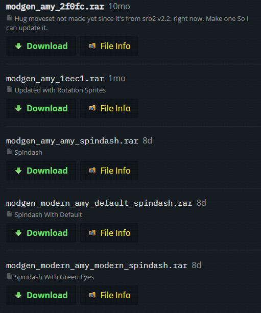 Modgen Amy [Sonic 3 A.I.R.] [Questions]