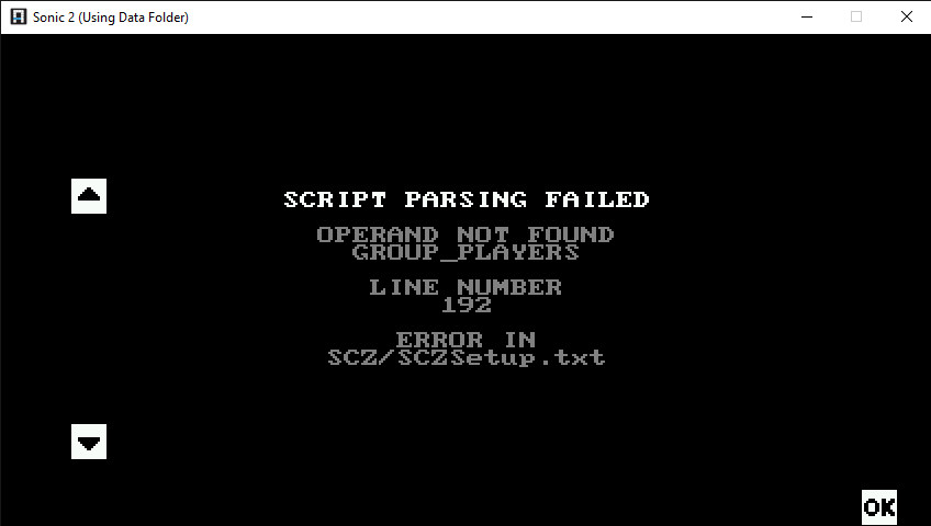 Script parsing error Question for Sonic the Hedgehog 2 (2013) | S2 2013 Questions