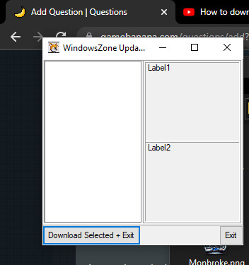 An error when launching Windowzone Question for Sonic WindowsZone | SWZ ...
