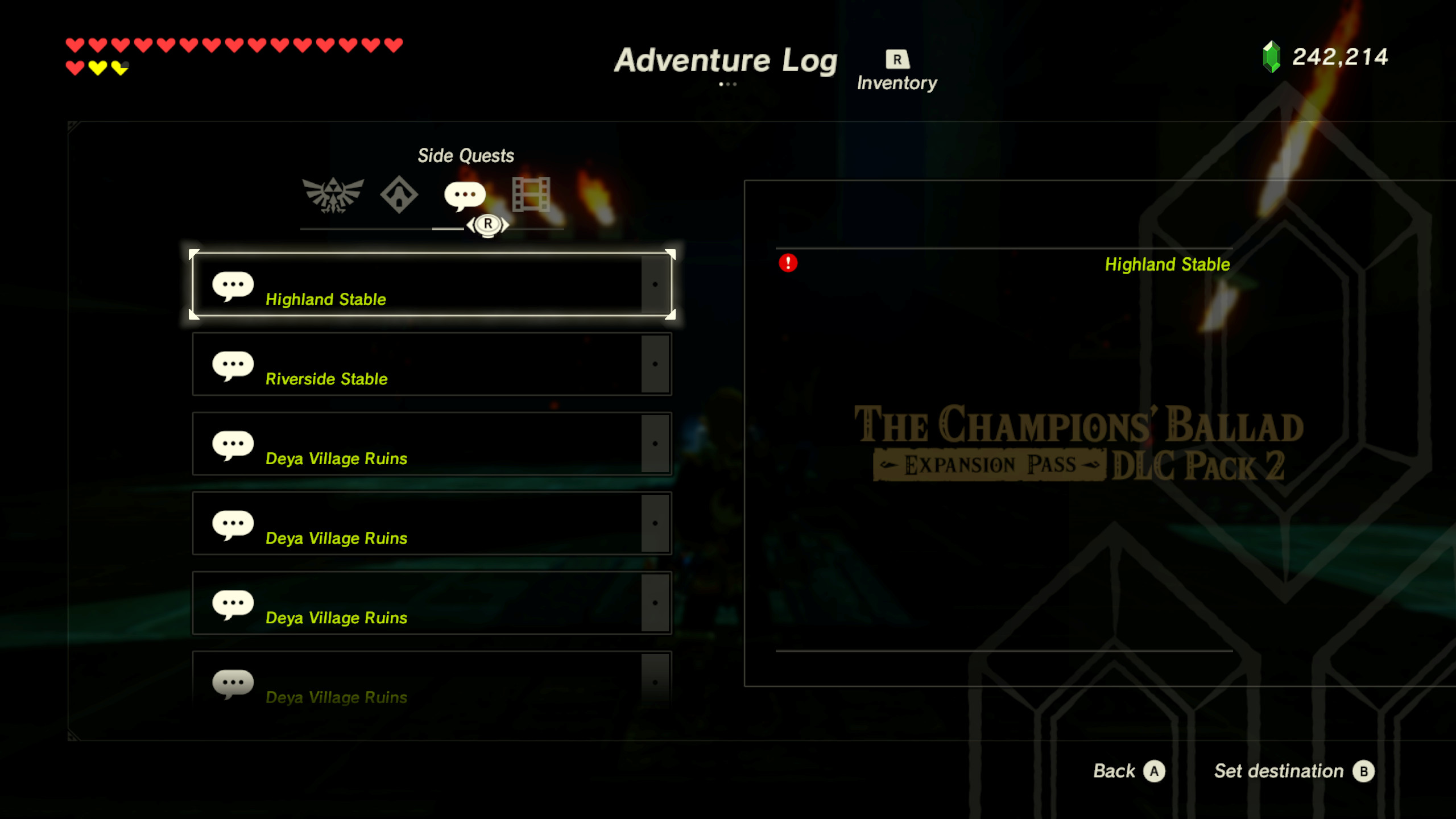 Mods breaking my menus and dlc [The Legend of Zelda: Breath of the Wild ...