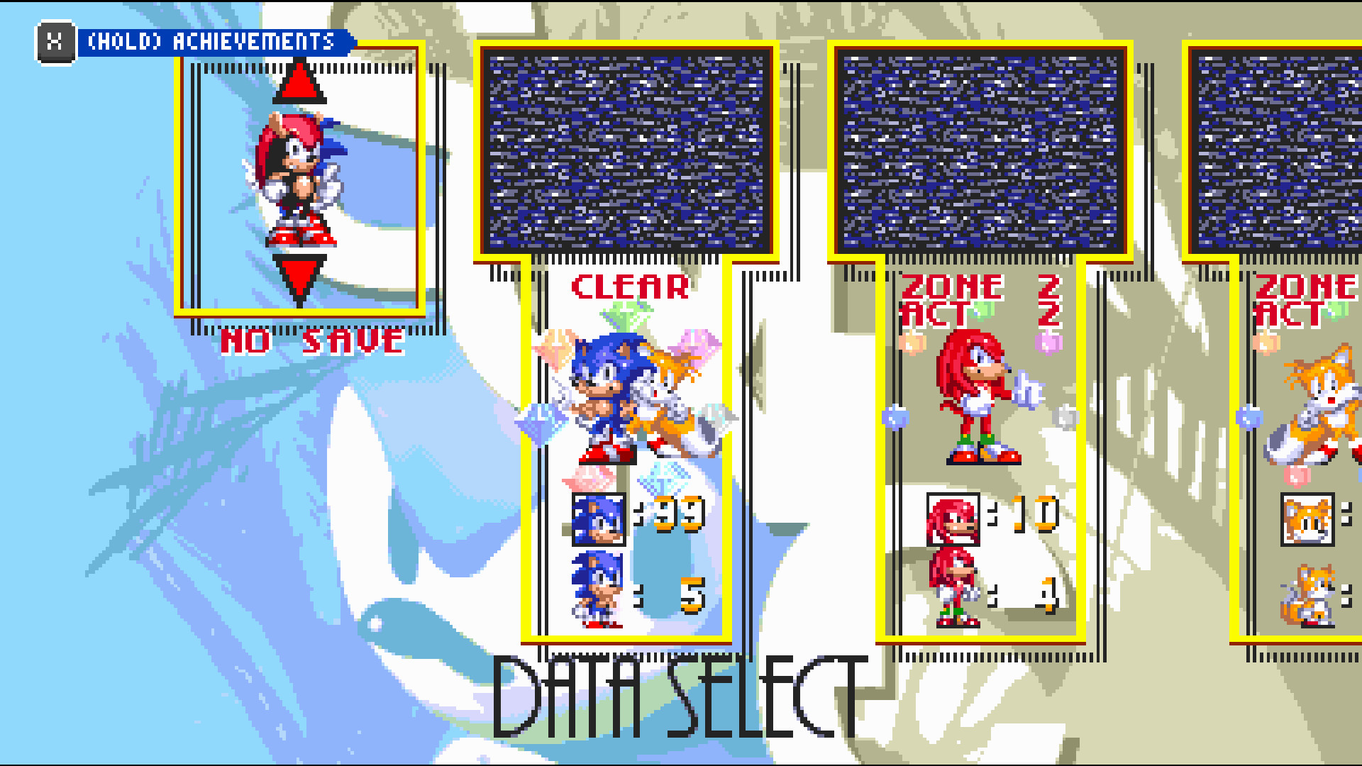 Issue with Data Select [Sonic 3 A.I.R.] [Questions]