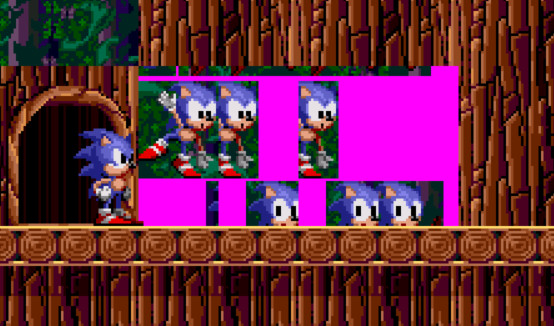 Glitched sonic sprites on other objects? Question for Sonic the ...