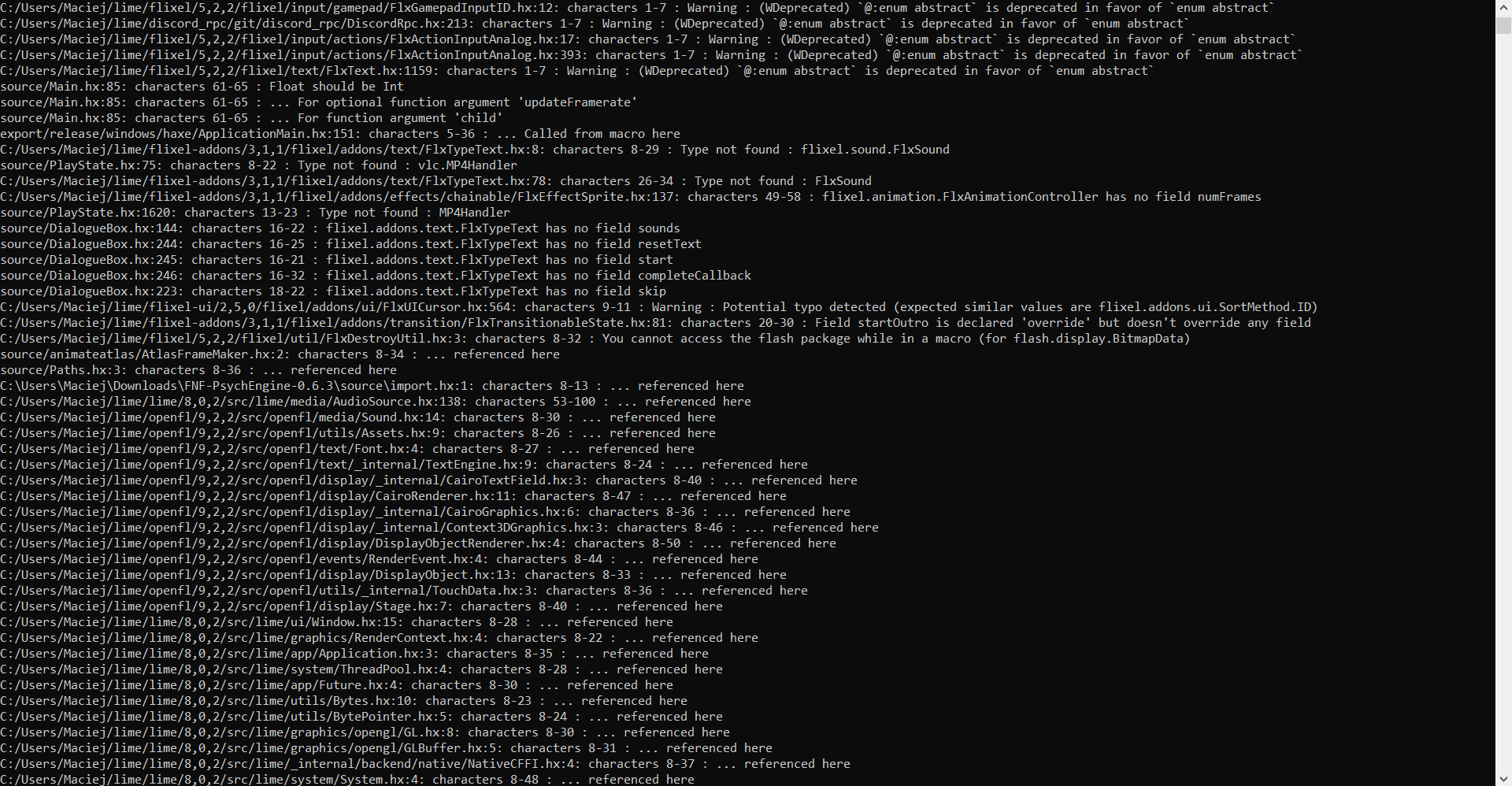 Psych Engine I Have Problem With Compiling Source Question for Friday Night Funkin' | FNF Questions
