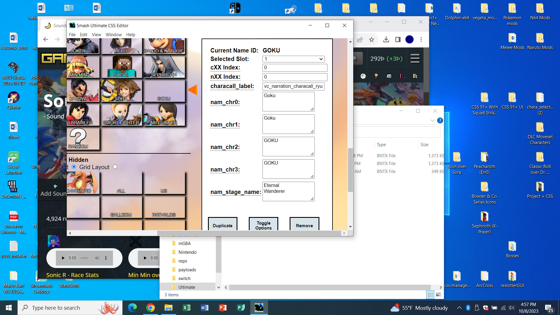 Adding Announcer Calls CSS Manager Question for Super Smash Bros ...
