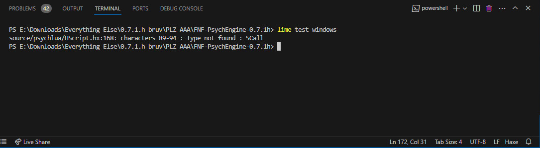 Psych Engine SCall Compling Error Question for Friday Night Funkin' | FNF Questions