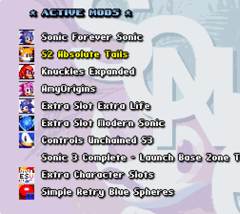 Extra Slot Characters not working correctly Question for Sonic 3 A.I.R ...