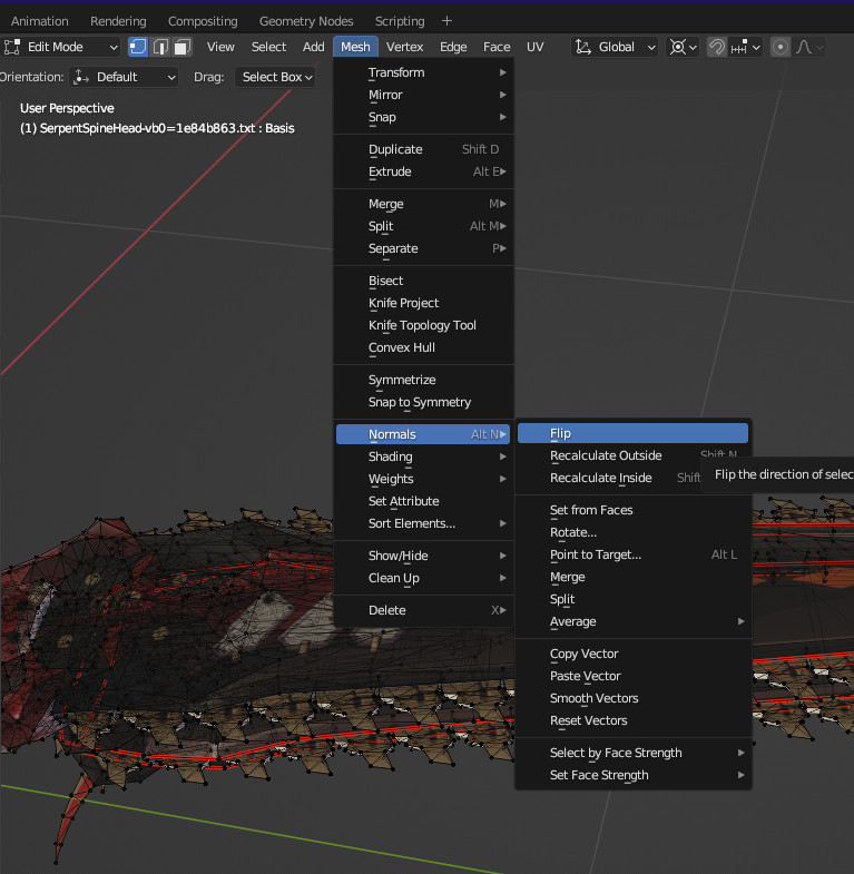 Flipping model in blender breaks texture Question for Genshin Impact ...