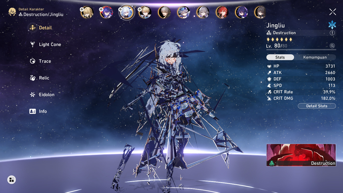 Jingliu error Question for Honkai Star Rail | HSR Questions