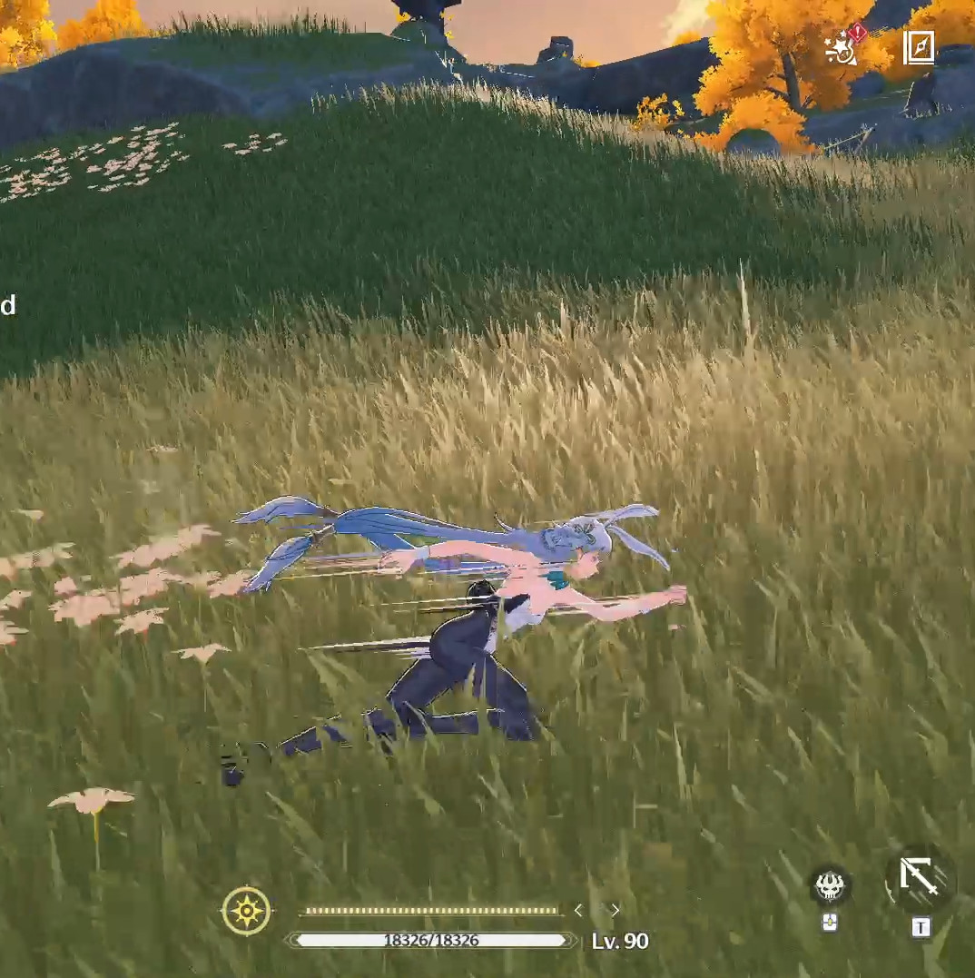 Did someone have this issue when dashing? Question for Wuthering Waves ...