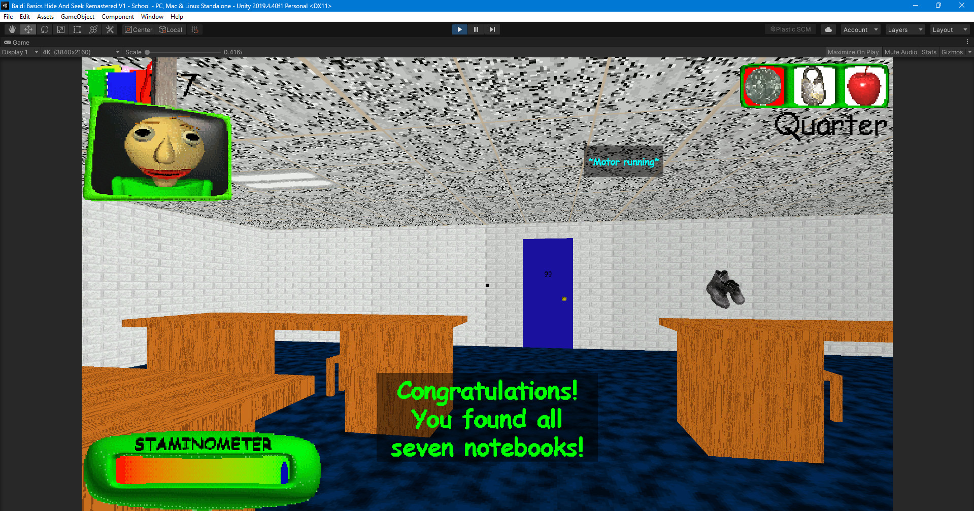 Position Subtitle between at bottom Baldi TV Question for Baldi's ...