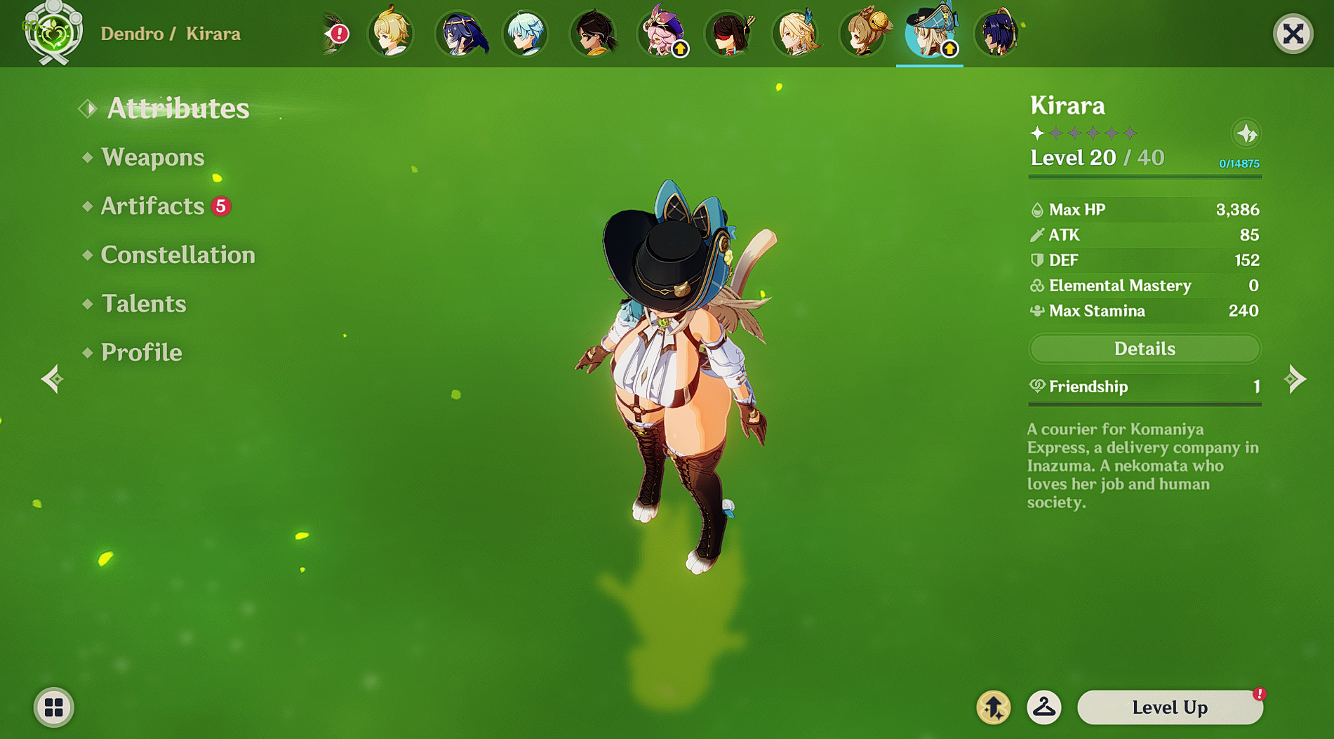 Kirara Phantom ORFix Question for Genshin Impact | GI Questions