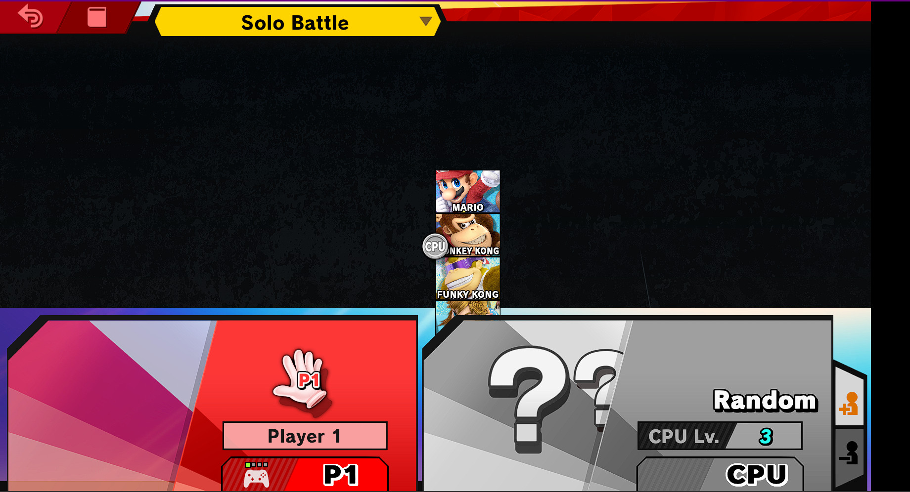 Broken Character select screen Question for Super Smash Bros. Ultimate ...