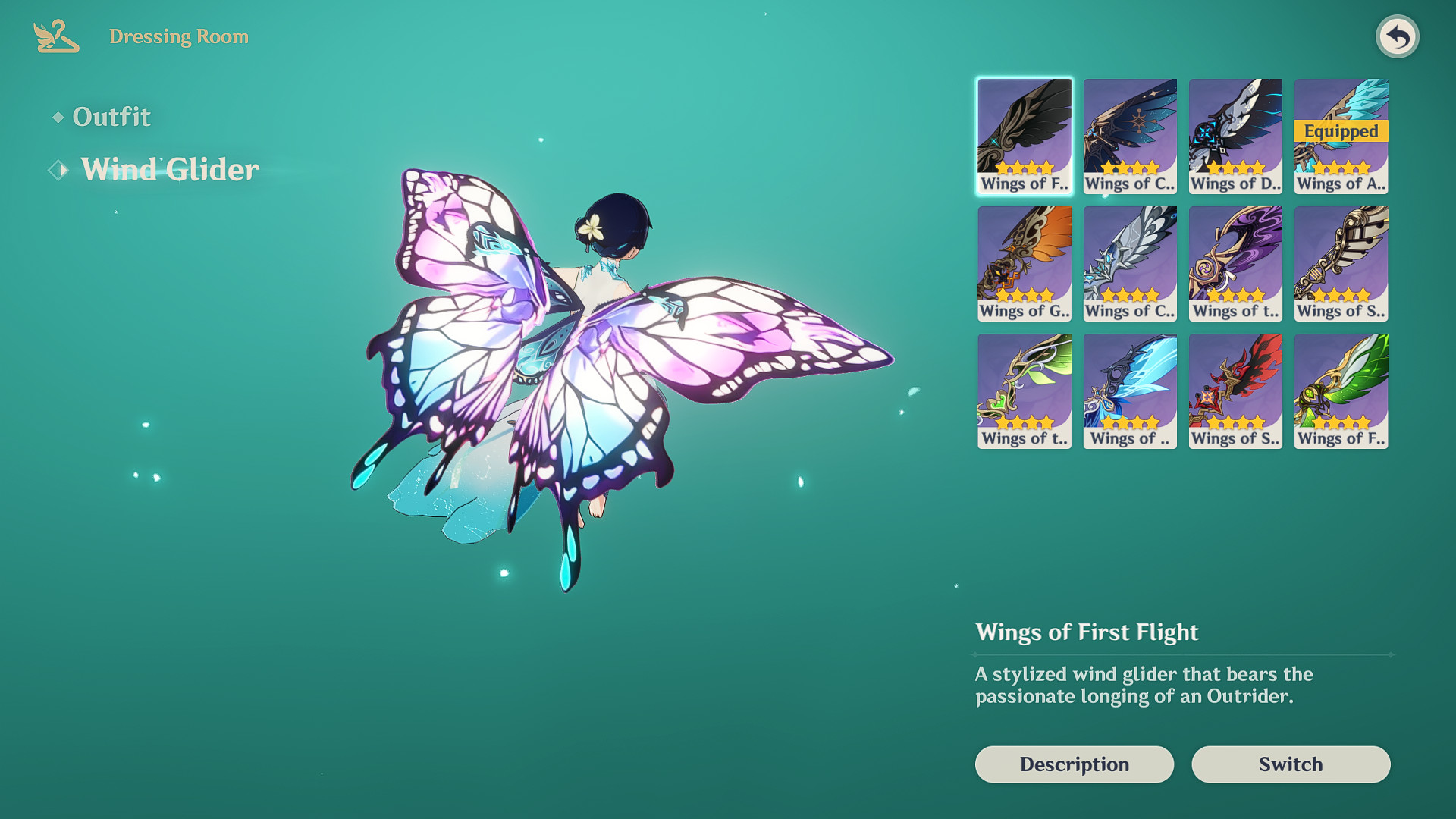 Put glider skin over all gliders Question for Genshin Impact | GI Questions