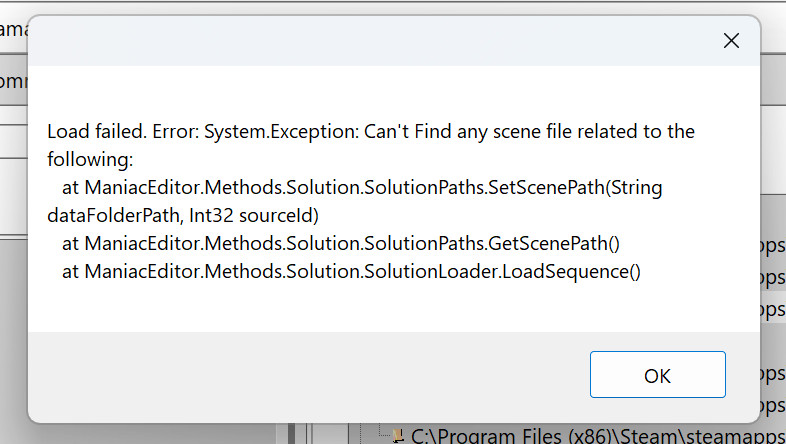 Ambushed by errors when using Maniac Editor? Question for Sonic Mania | SM Questions