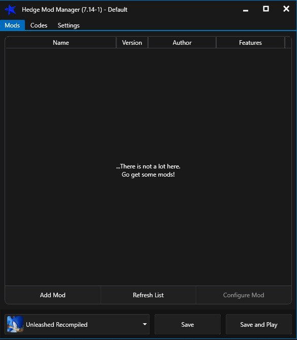 Unable to download any mods Question for Unleashed Recompiled | UR Questions