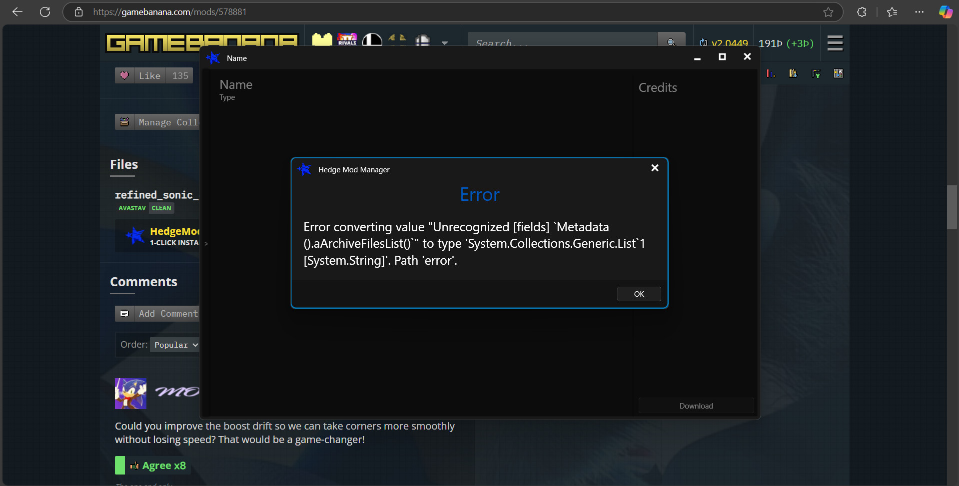 Error converting Value Question for Unleashed Recompiled | UR Questions