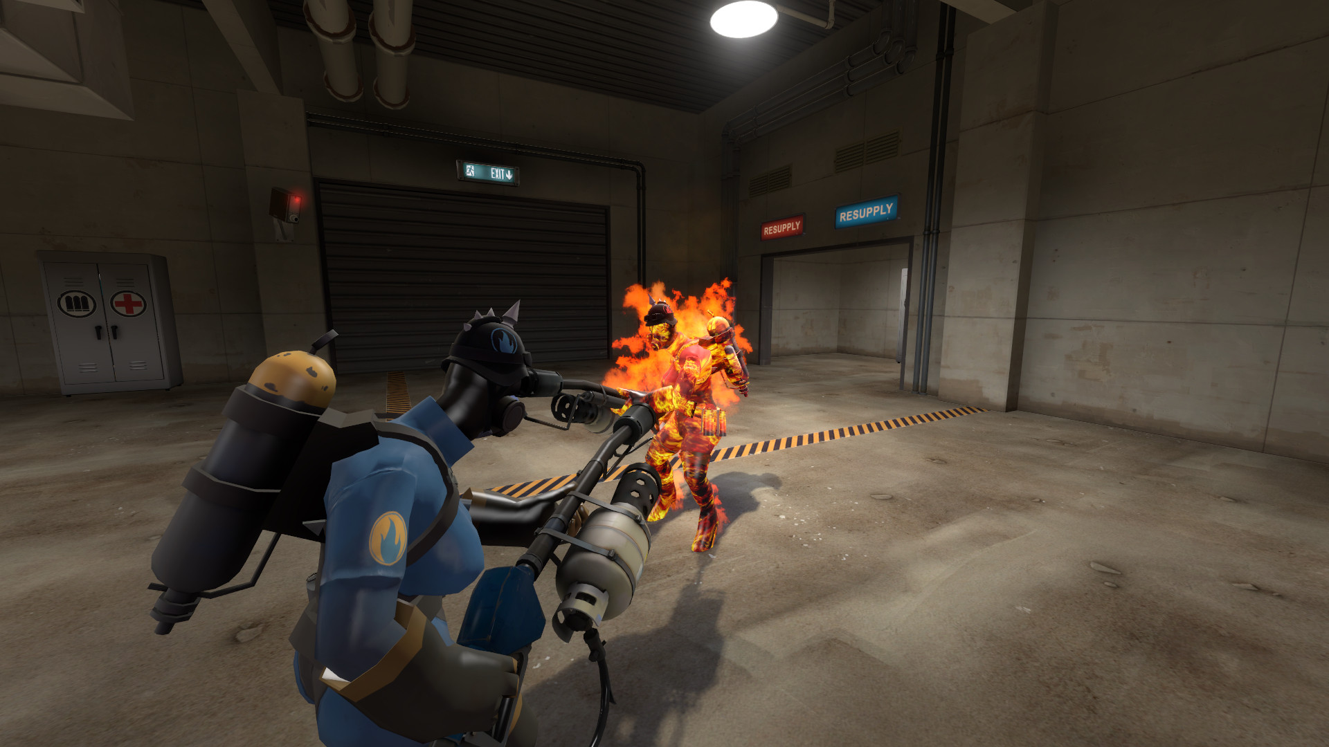 Fire Overlay is Not Working Question for Team Fortress 2 | TF2 Questions