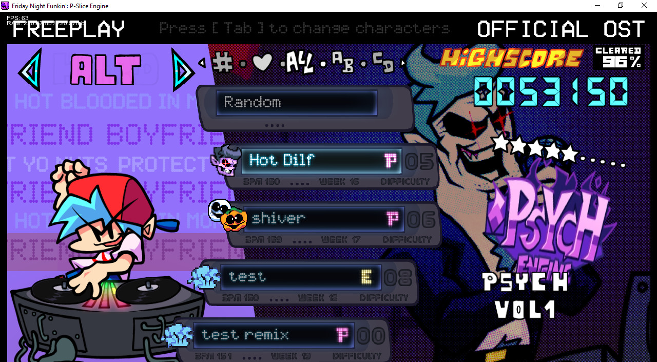 (p-slice)change the freeplay stars rating Question for Friday Night ...