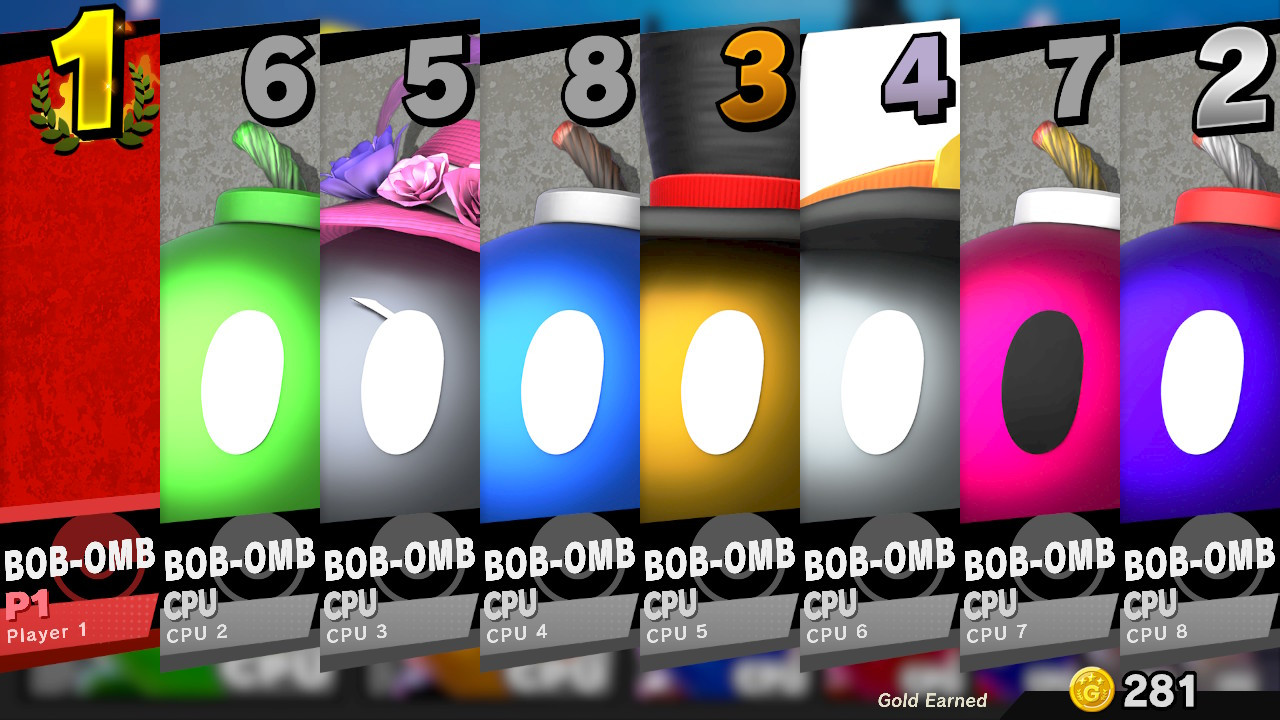 ui echo color slots are unmatched in result screen Question for Super ...