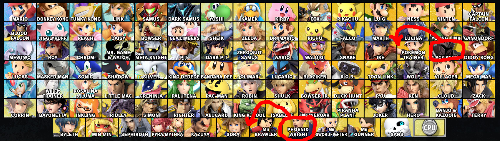 Strange Extra Slots Placement? Question for Super Smash Bros. Ultimate ...