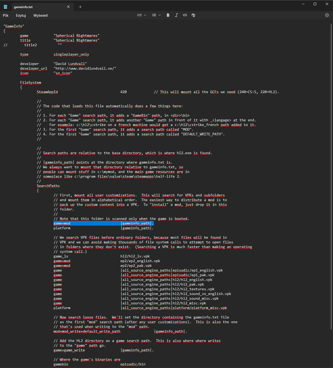 Custom folder in a sourcemod mod Question for Half-Life 2 | HL2 Questions