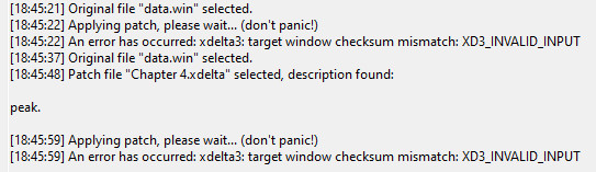 How to fix this error in Delta Patcher Question for Deltarune | DR ...