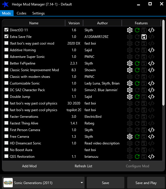 is backwards compatibility coming for old mods? Question for Sonic ...