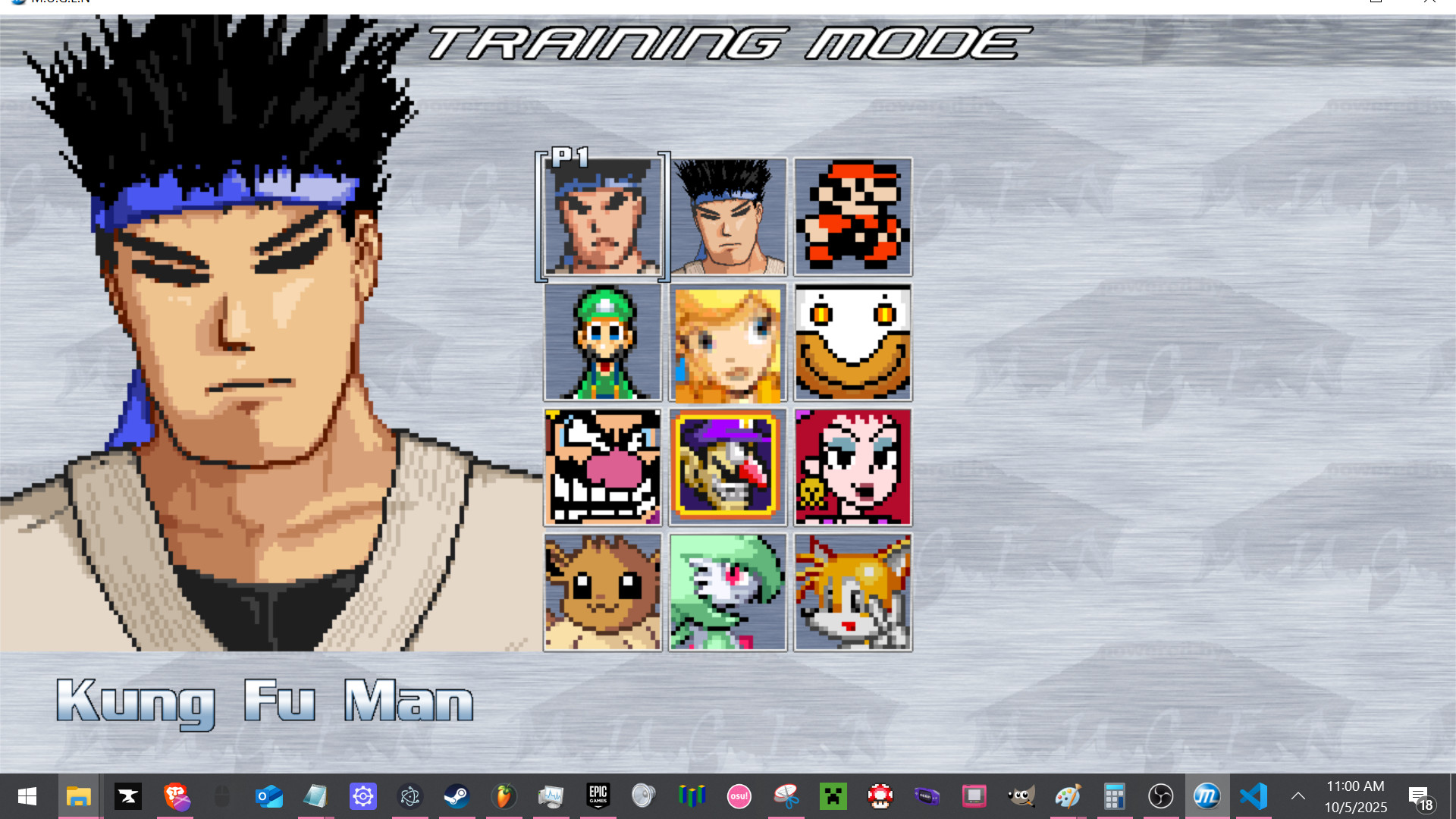 Only 12 character slots Question for M.U.G.E.N | MUGEN Questions