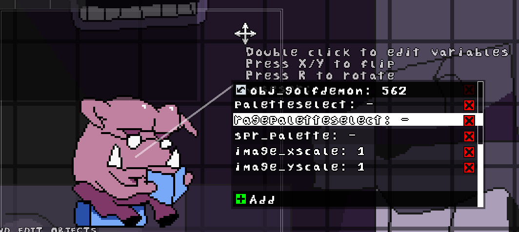 How do I change the Golf Demon's activate sprite? Question for Pizza ...