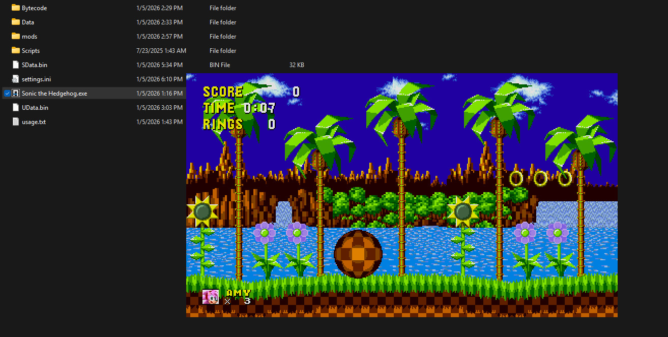 Amy Sprite Issue Question for Sonic the Hedgehog (2013) | S1 2013 Questions