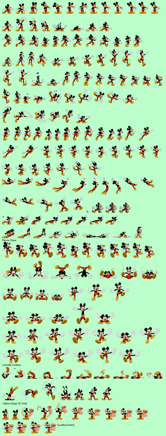 Mickey mouse (Mickey Mania) [Sonic the Hedgehog (2013)] [Requests]