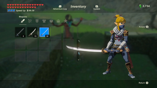 Faster Eightfold Longblade Request for The Legend of Zelda: Breath of ...