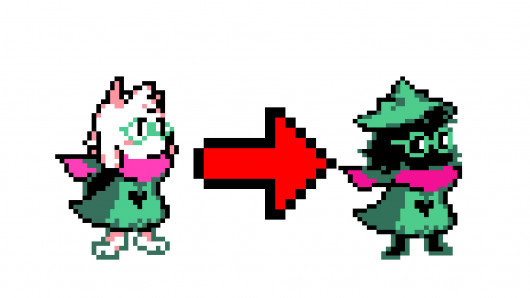 Deltarune Chapter 2, but Ralsei still has his hat on Request for ...