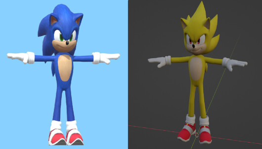 Movie Sonic and Movie Super Sonic Request for Sonic Generations (2011) | Gens Requests