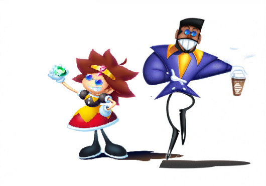 Agent Stone & Omelette over Minibosses [Sonic Mania] [Requests]