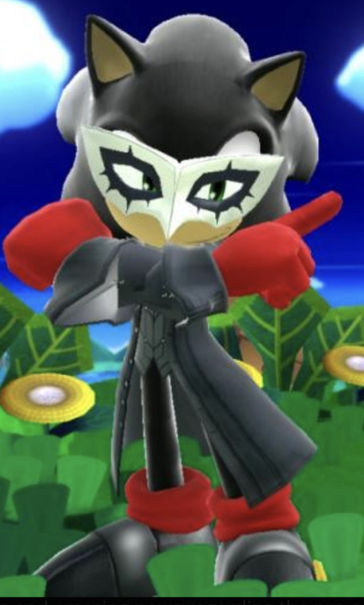 Joker skin for Sonic [Super Smash Bros. Ultimate] [Requests]