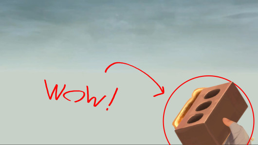 Bread throwing animations over brick [Team Fortress 2 Classic] [Requests]