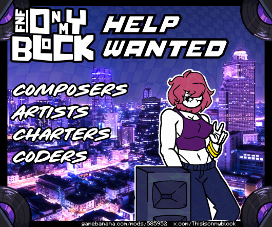 On My Block HELP WANTED bien Request for Friday Night Funkin' | FNF ...