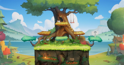 Wabbit Season Stage (Looney Tunes/Multiversus) Request for Super Smash ...