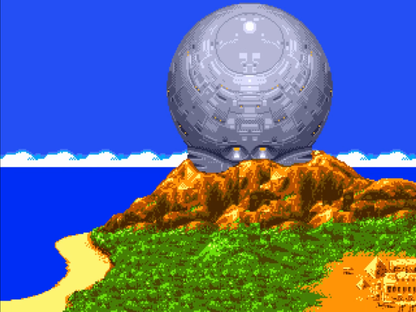 Sonic & Knuckles Title Screen Transition after Launch Base Zone [Sonic ...