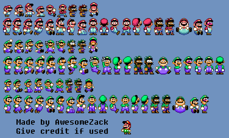 SMW Mario, Luigi, and Wario over the main trio [Sonic Mania] [Requests]