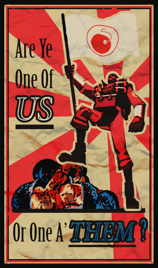 HL2 Demobine posters (demoman posters for combine posters) [Half-Life 2 ...