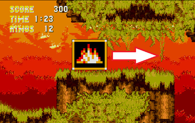 Fire shield breaks knux walls Request for Sonic 3 A.I.R. | S3AIR Requests